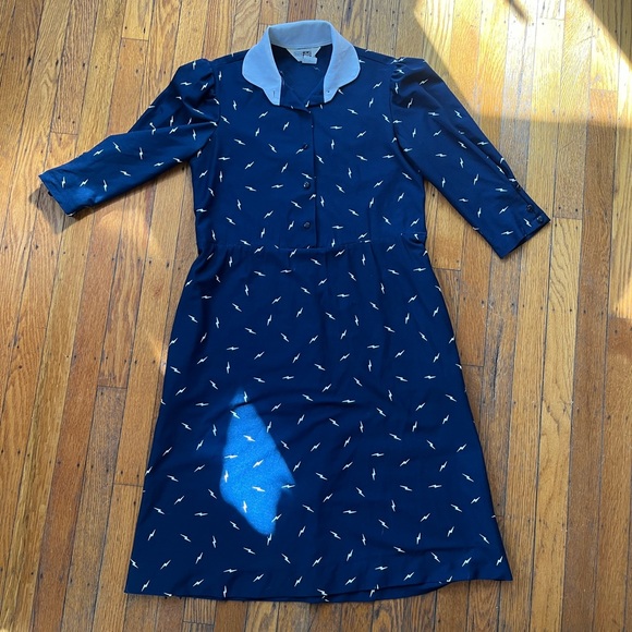 Sears | Dresses | Vintage Sears Lightning Bolt Dress 97s | Poshmark